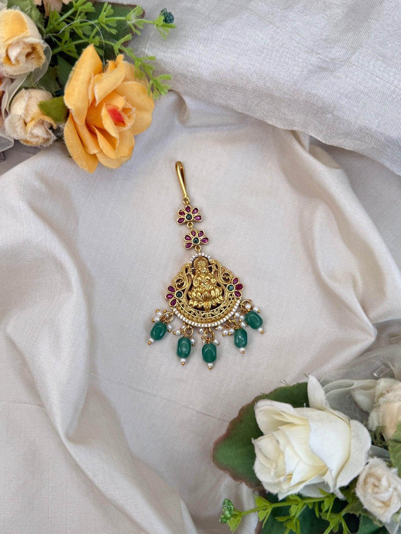 Luxurious Antique Maang Tikka 255 - Mahilas