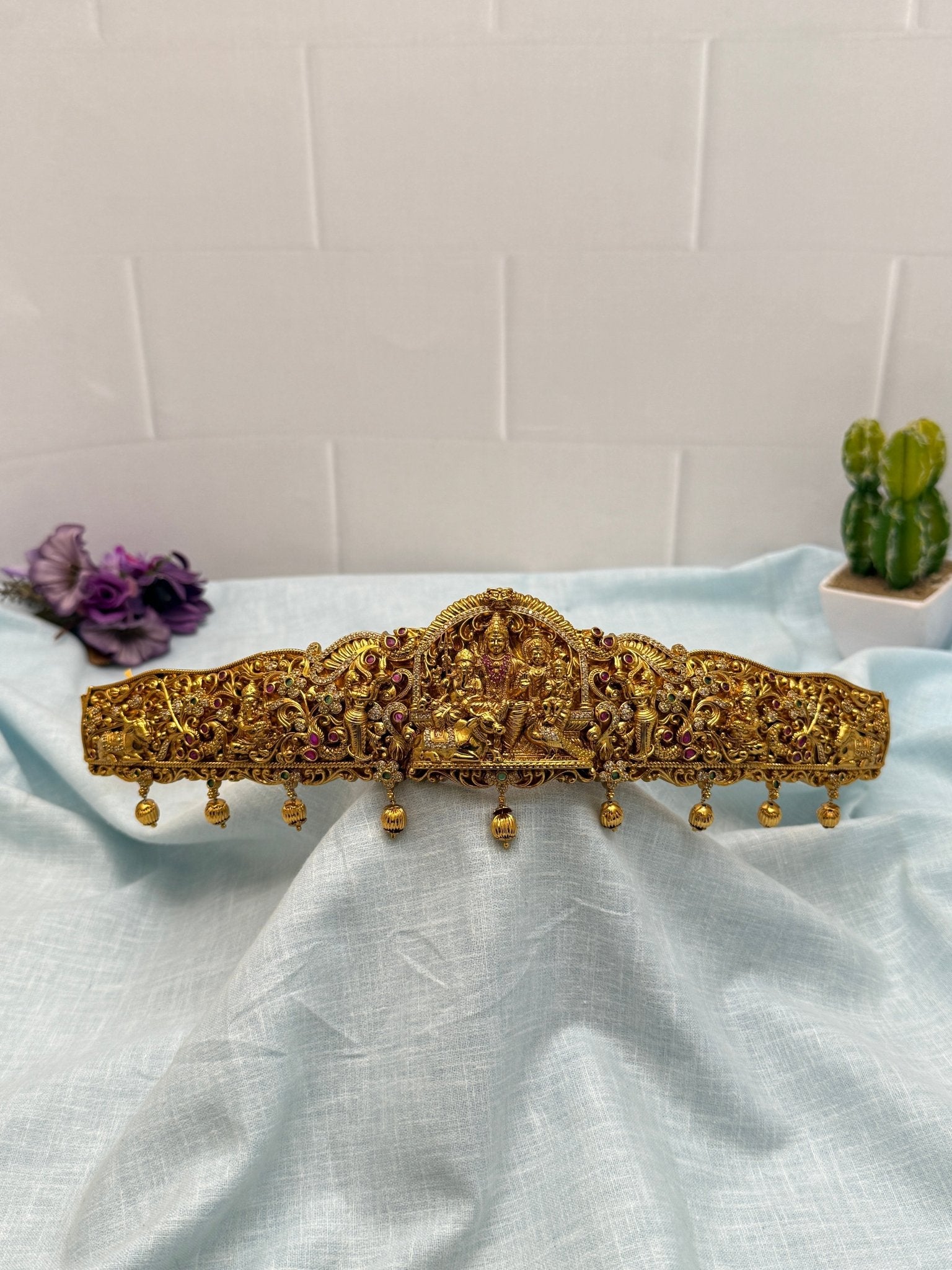 Luxurious Antique Vaddanam Kamarbandh 7004 - Mahilas