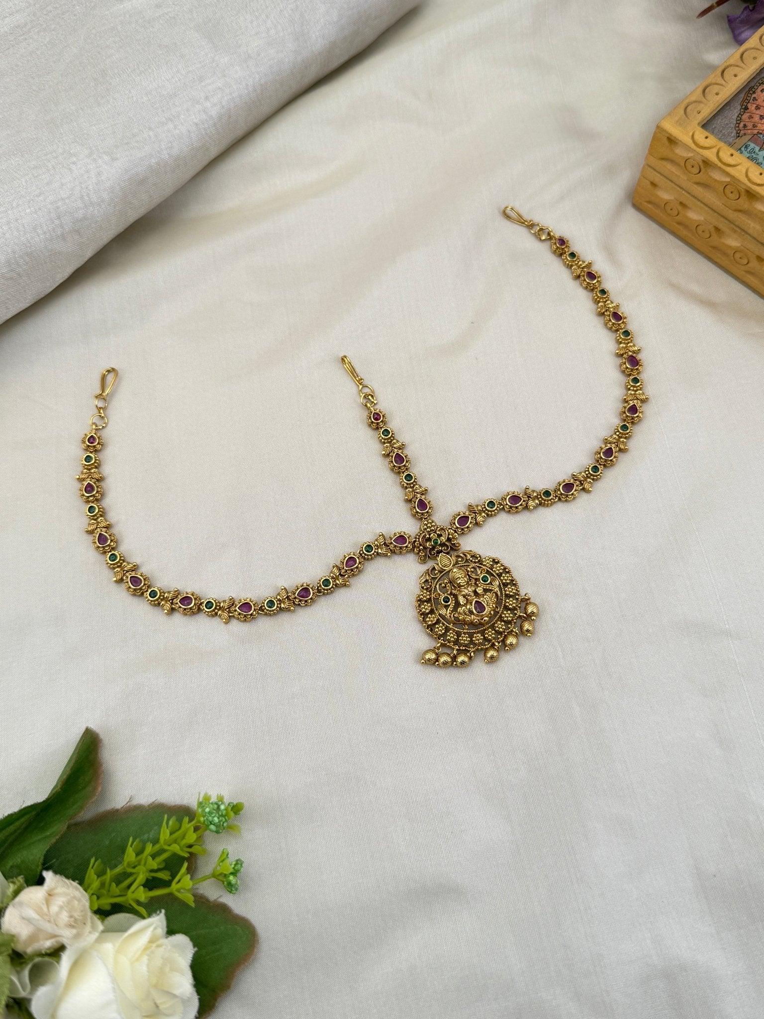 Antique Gold Necklace for Women – Traditional Ethnic Jewelry Online ...
